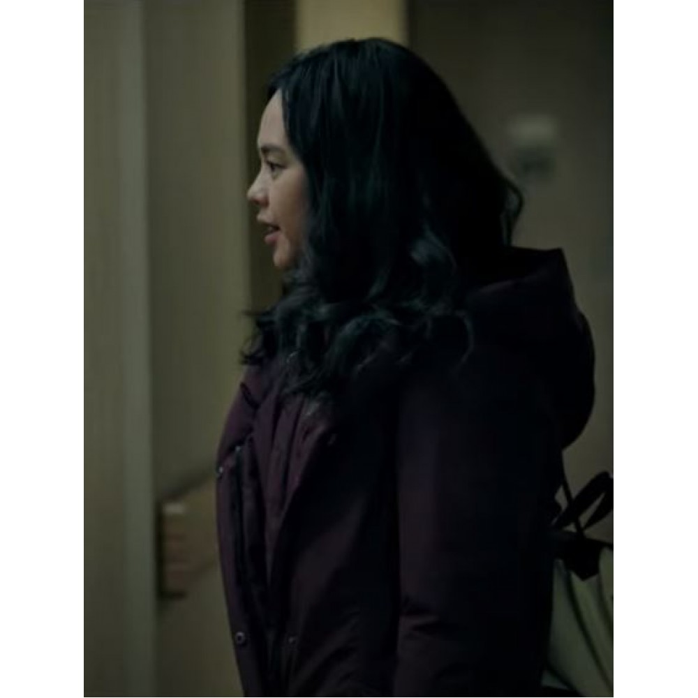 The Protector 2022 Chelsea Clark Maroon Jacket